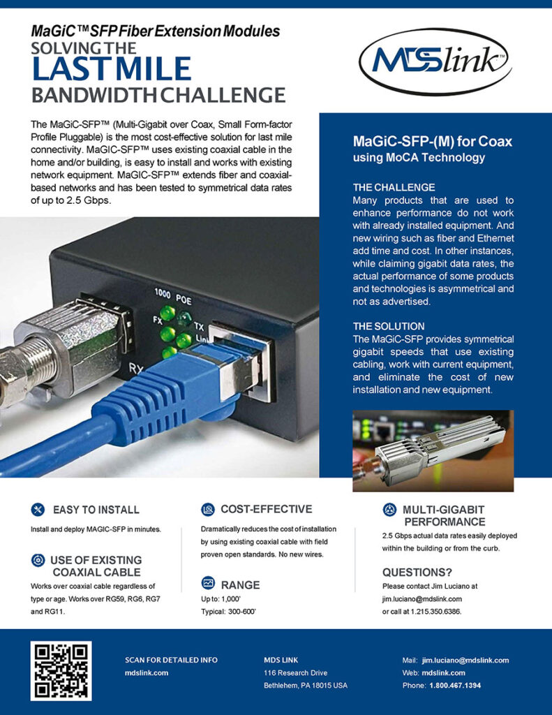 MDS Link – Solutions to Unlock Internet bandwidth